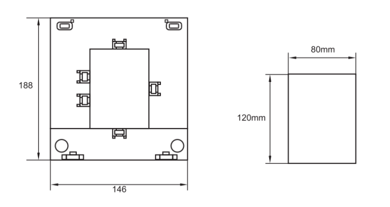 Dp Type Split Core Current Transformer Heyi