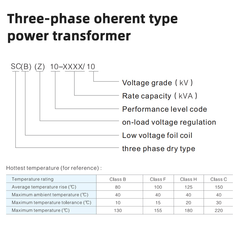 SG10 three-coherent type power transformer - heyi